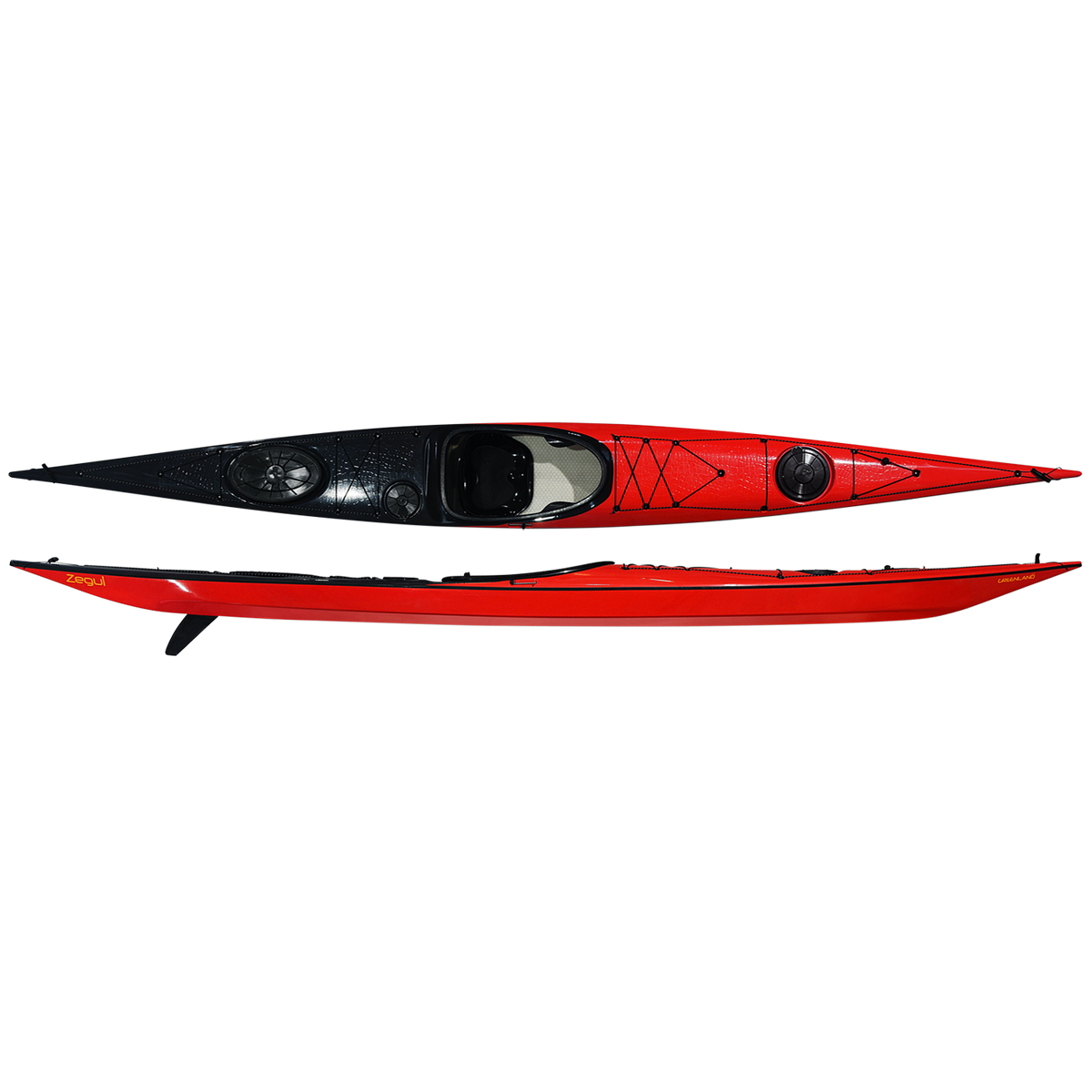 Zegul - Greenland GT A-Core Kayak - Red/Black – The Outfitters ...