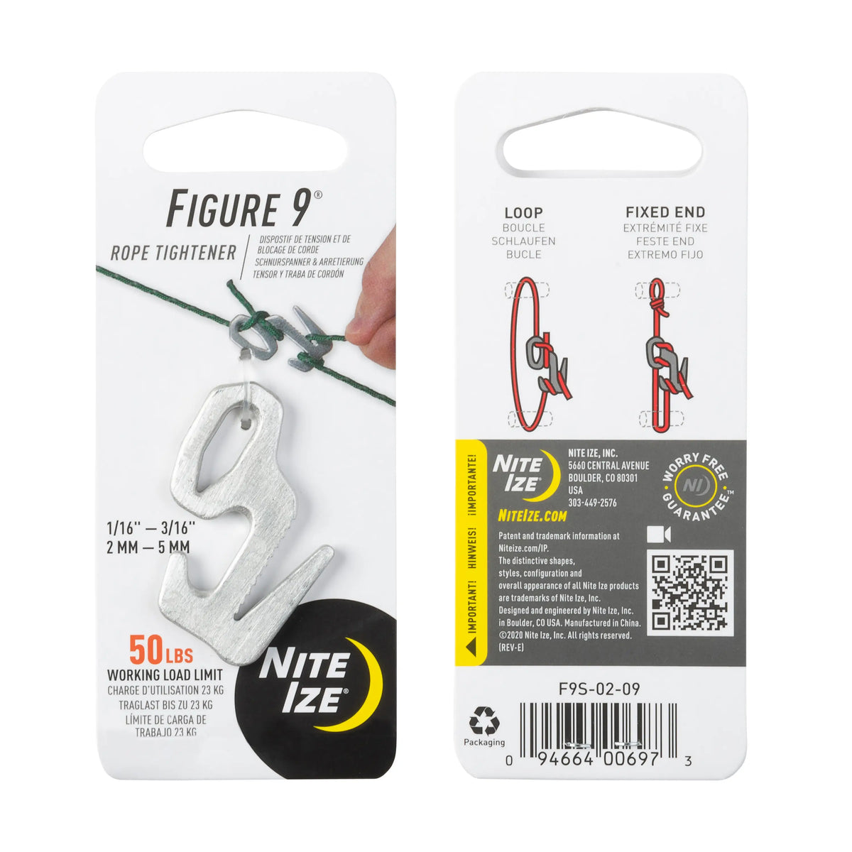 Nite Ize - Figure 9® Rope Tightener – The Outfitters Adventure Gear and ...