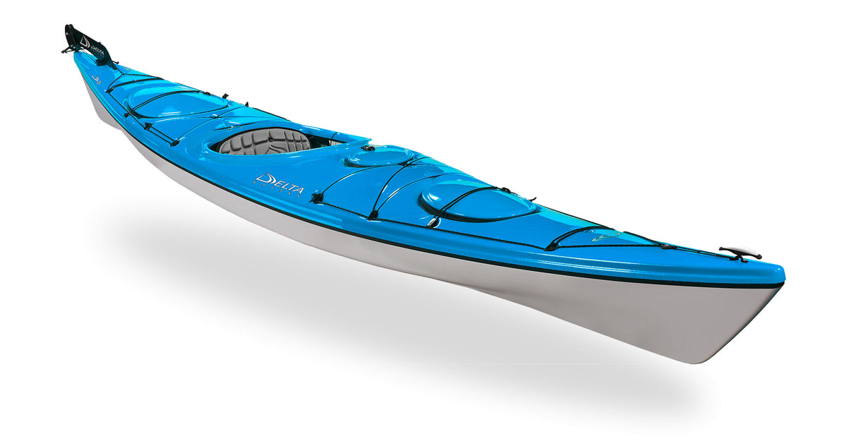 Delta Kayaks - 15S with Rudder - Azure Blue – The Outfitters Adventure ...