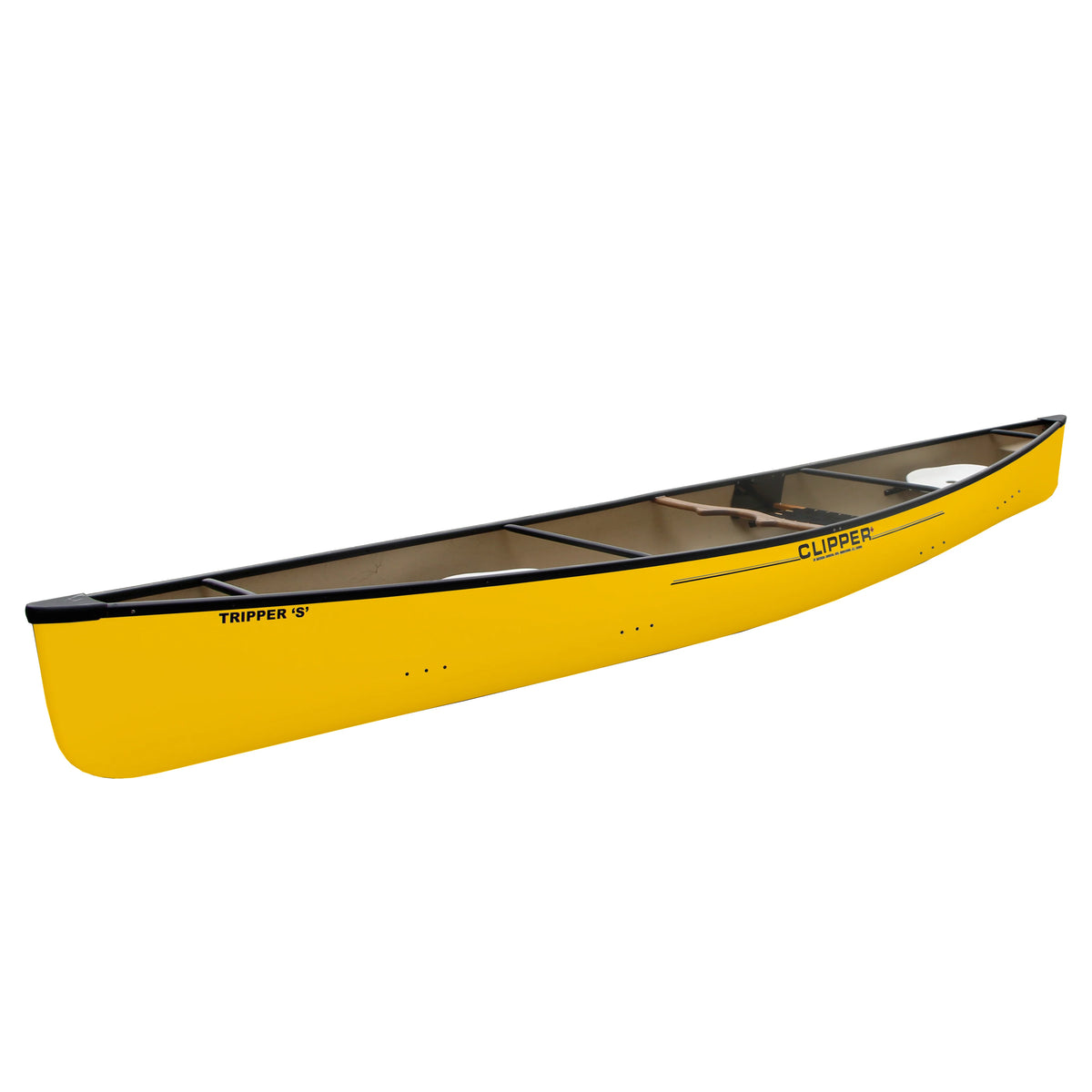 Clipper Canoes - Tripper-S 16'6" Ultralight Canoe - Yellow – The ...