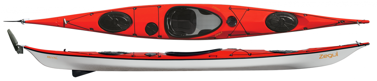 Zegul - Reval MV A-Core Kayak - Red/Black/White – The Outfitters ...